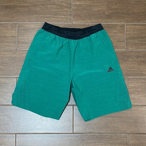 adidas | Shorts | Adidas Green Athletic Shorts | Poshmark